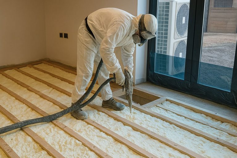 Underfloor Spray Foam Insulation Wales | Domestic & Commercial